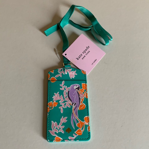 kate spade | Accessories | Kate Spade Bird Party Id Holder | Poshmark